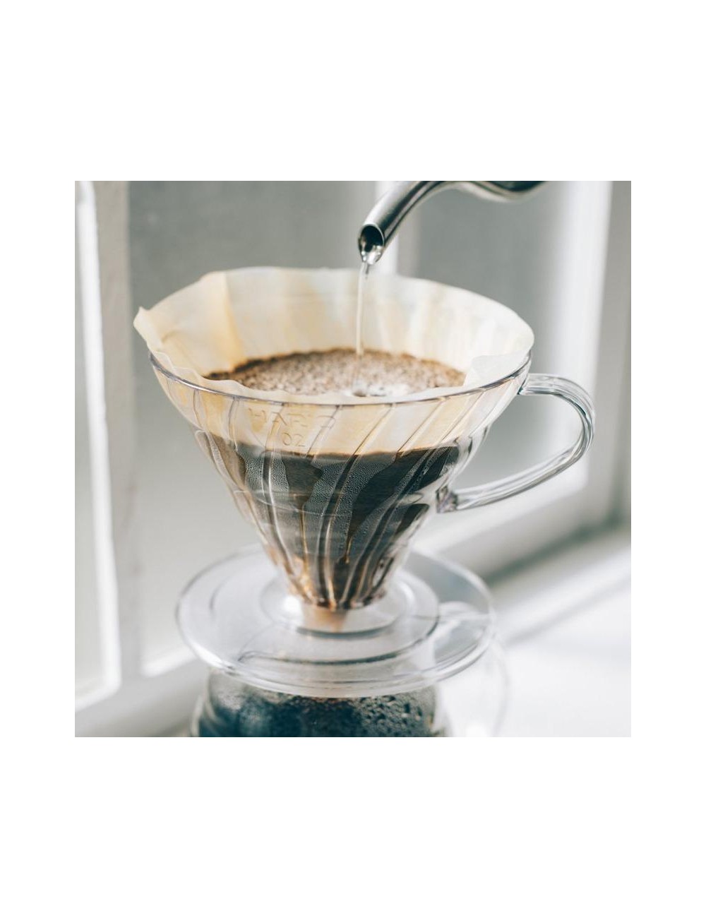 Dripper V60-02 - transparentní plast